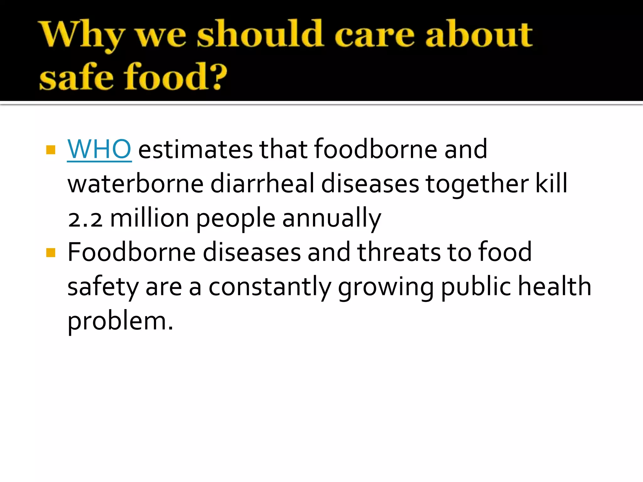 Food safety and hygiene | PPTX