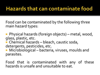 Food safety and hygiene | PPTX