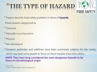 Food safety and hygiene | PPTX