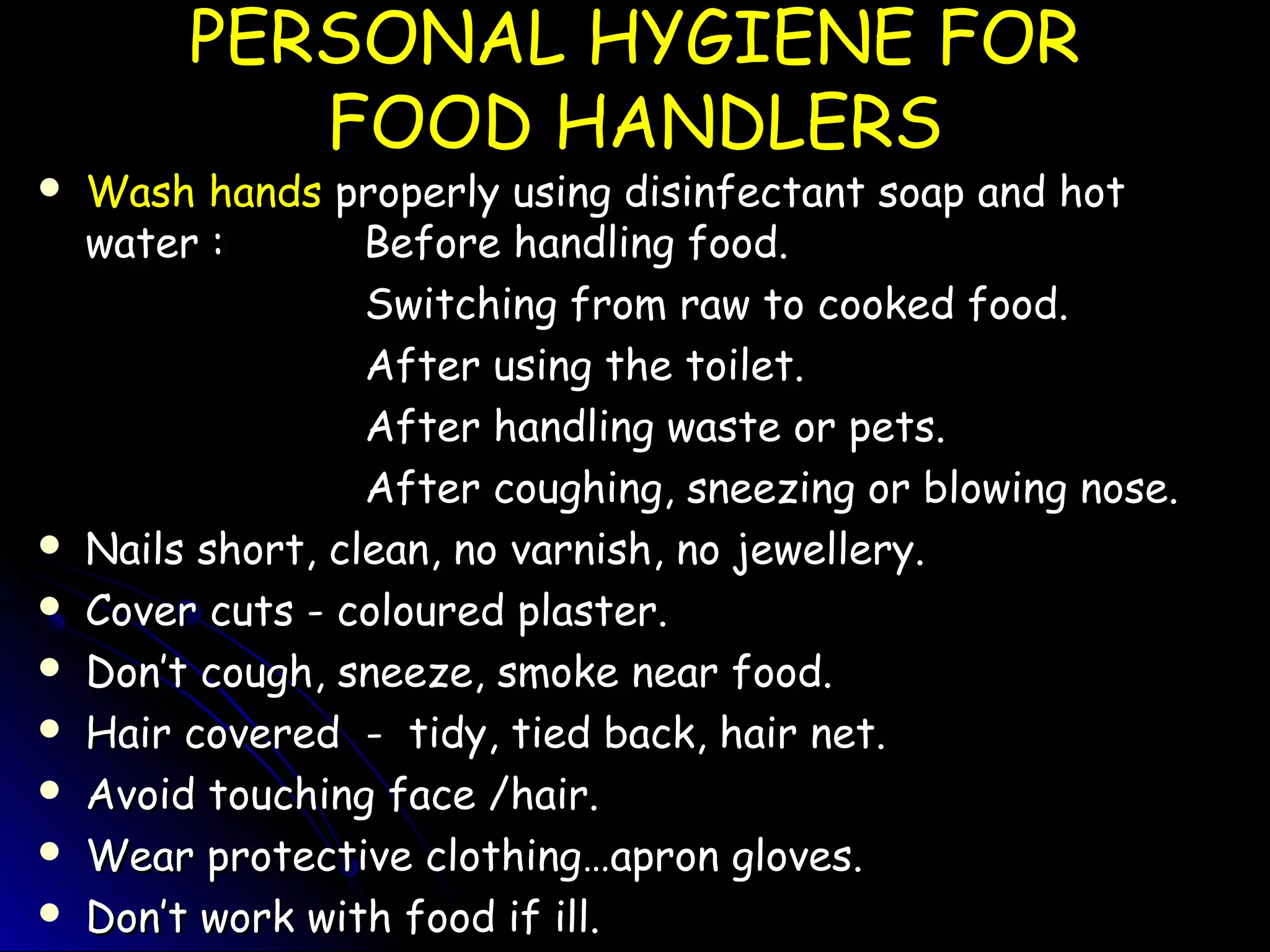 Food safety and hygiene | PPT