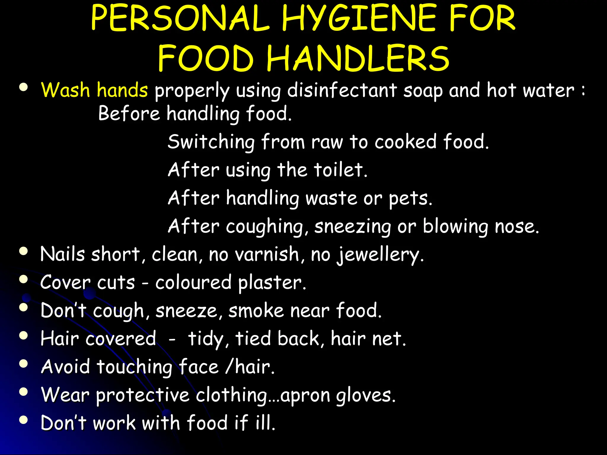 Food Safety and Hygiene as well as hygiene regulations | PPT