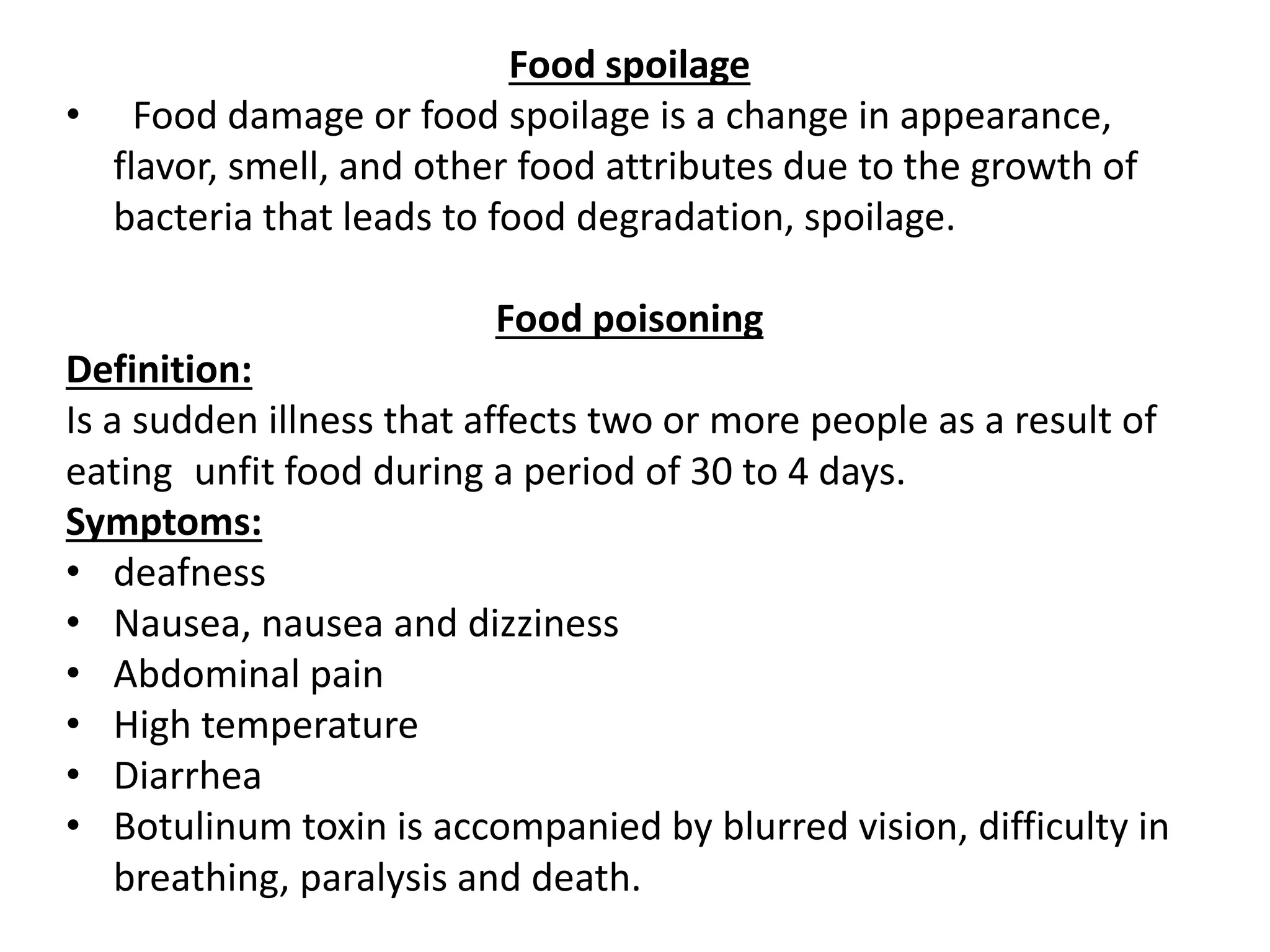 Food safety and hygiene , 1 | PPTX