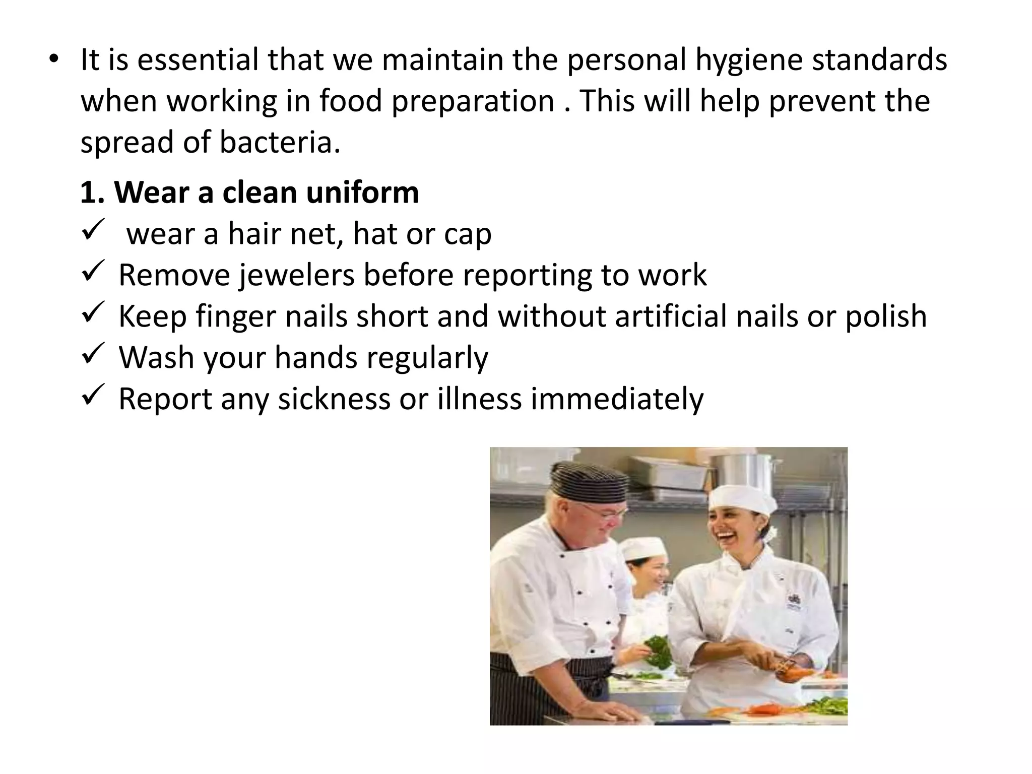 Food safety and hygiene , 1 | PPTX