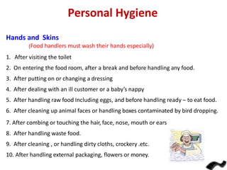 Food safety and hygiene , 1 | PPTX