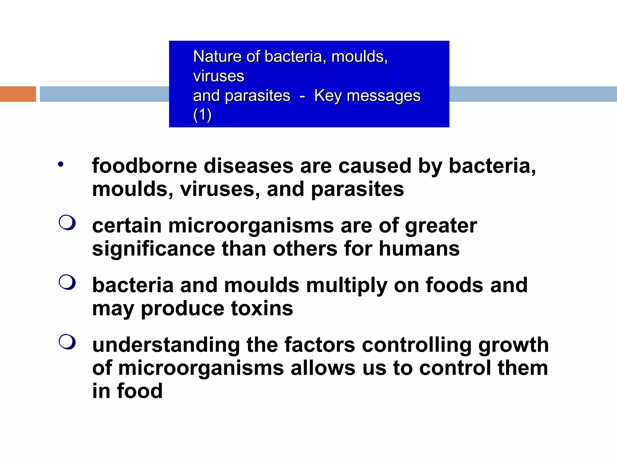 Food safety and microbiology | PPT