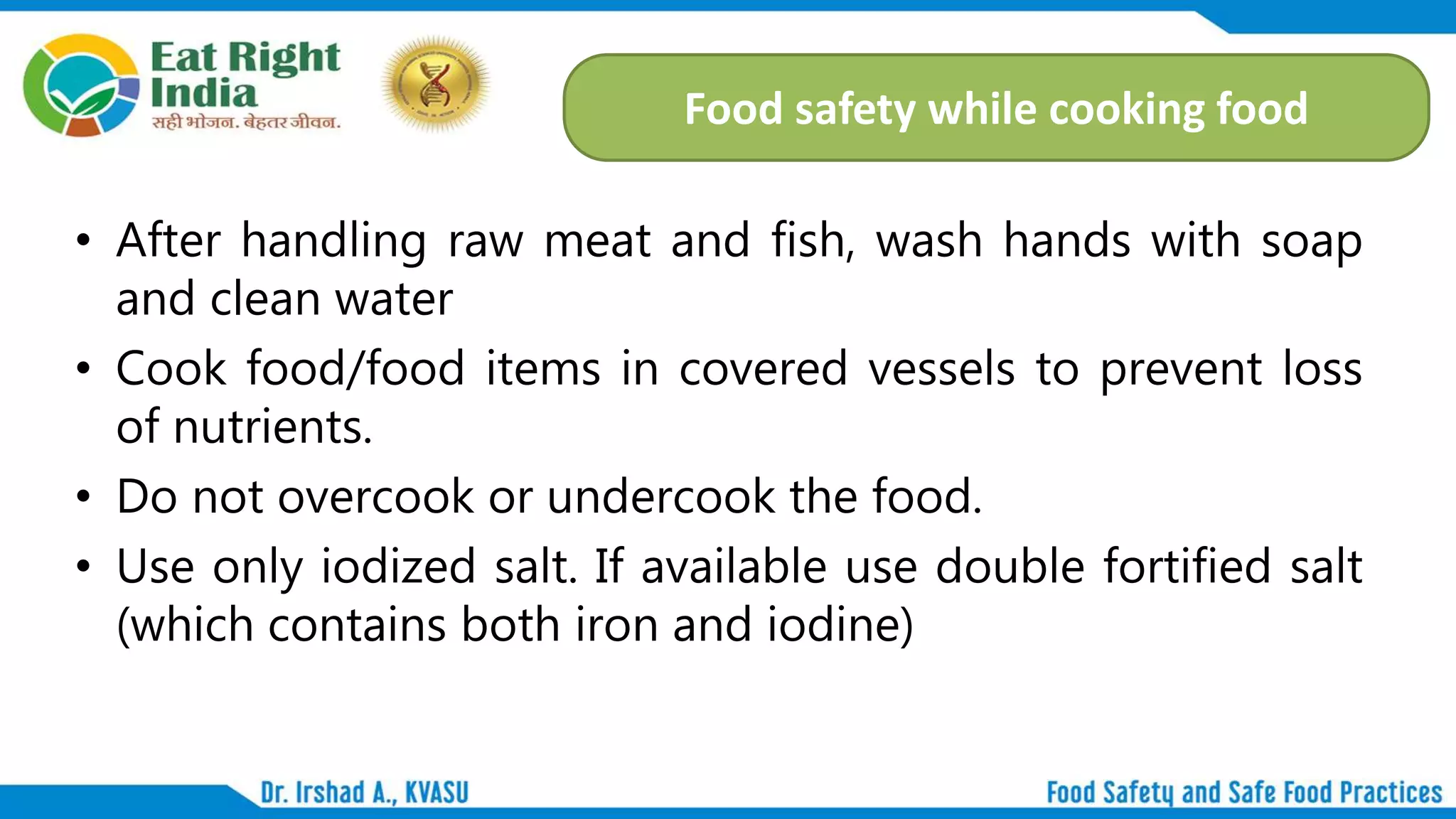 Food safety and safe food practices | PPTX