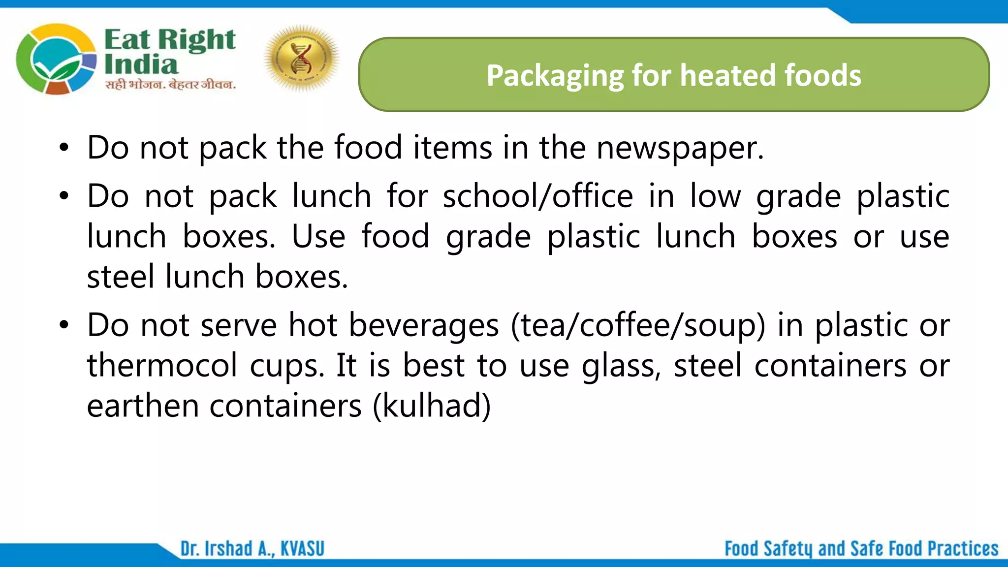 Food safety and safe food practices | PPTX