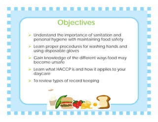 Food safety and_sanitation_for_cacfp_slide_print | PDF