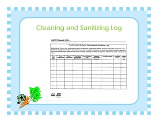 Food safety and_sanitation_for_cacfp_slide_print | PDF