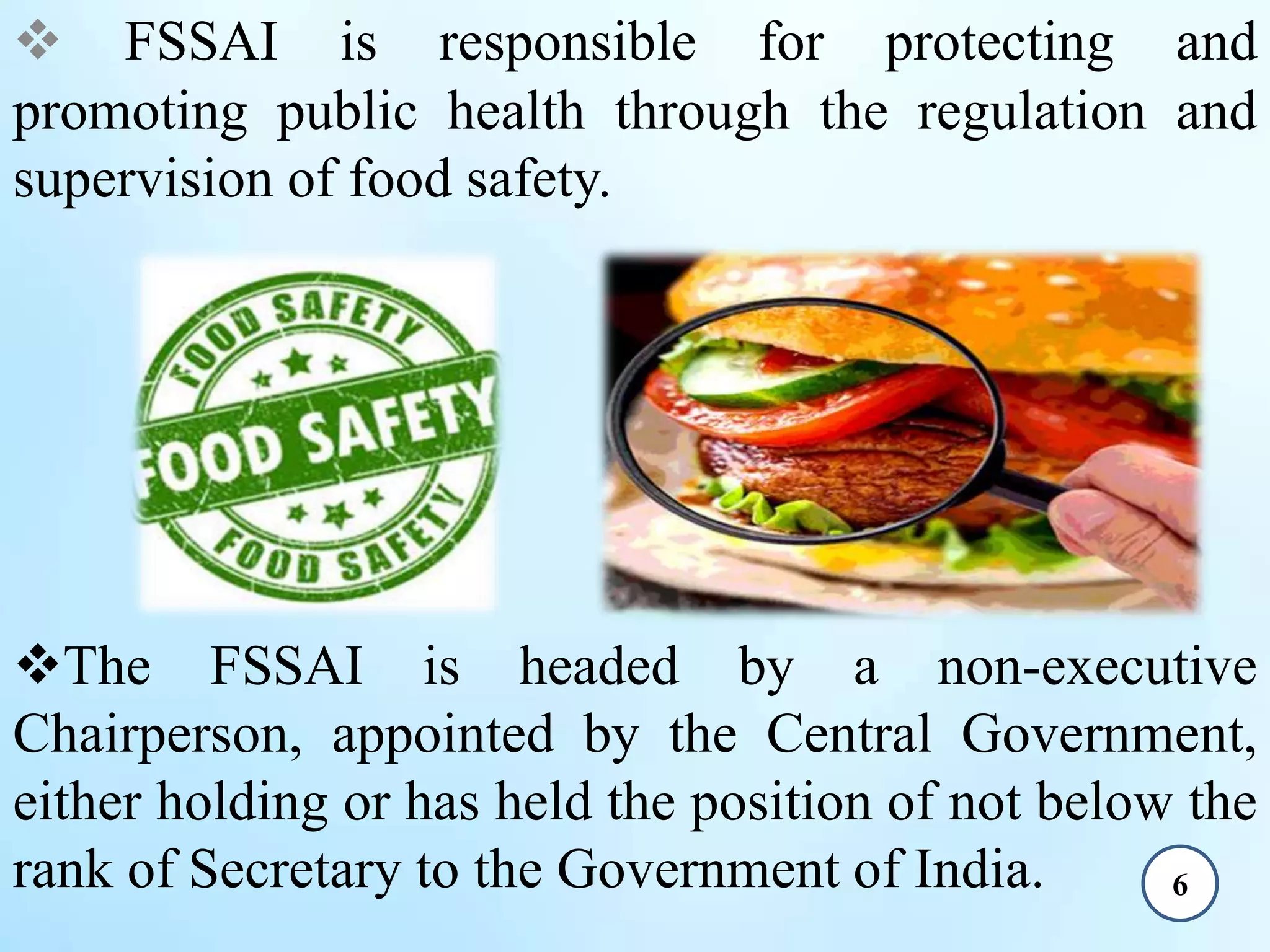 Food safety and standards | PPTX
