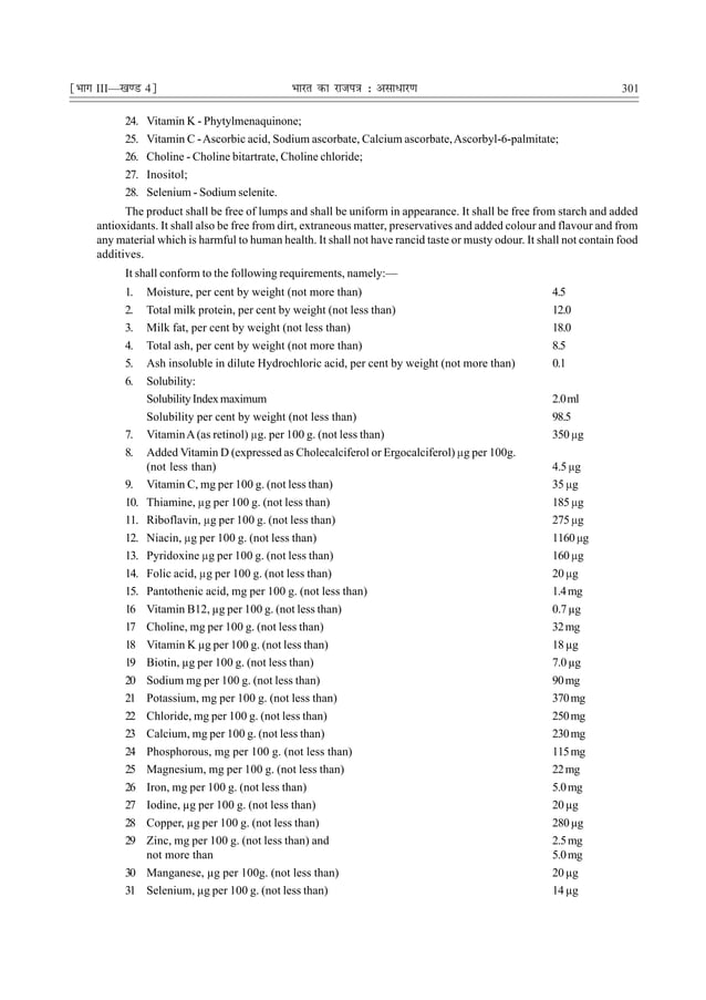 Food safety and standards (food product standards and food additives ...