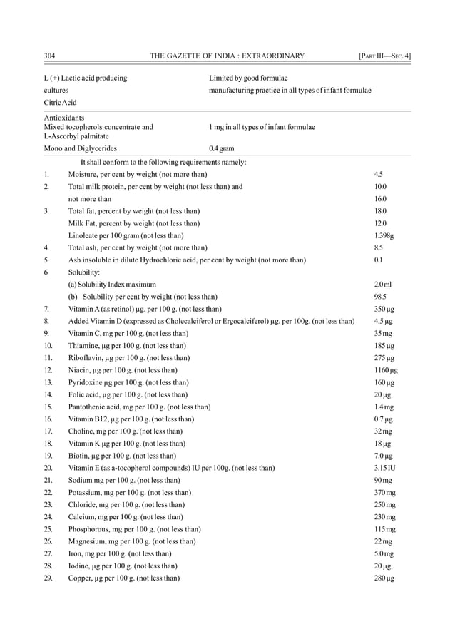 Food safety and standards (food product standards and food additives ...