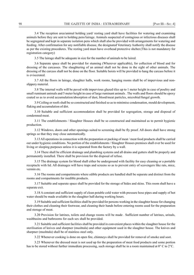 Food safety and standards (licensing and registration of food ...