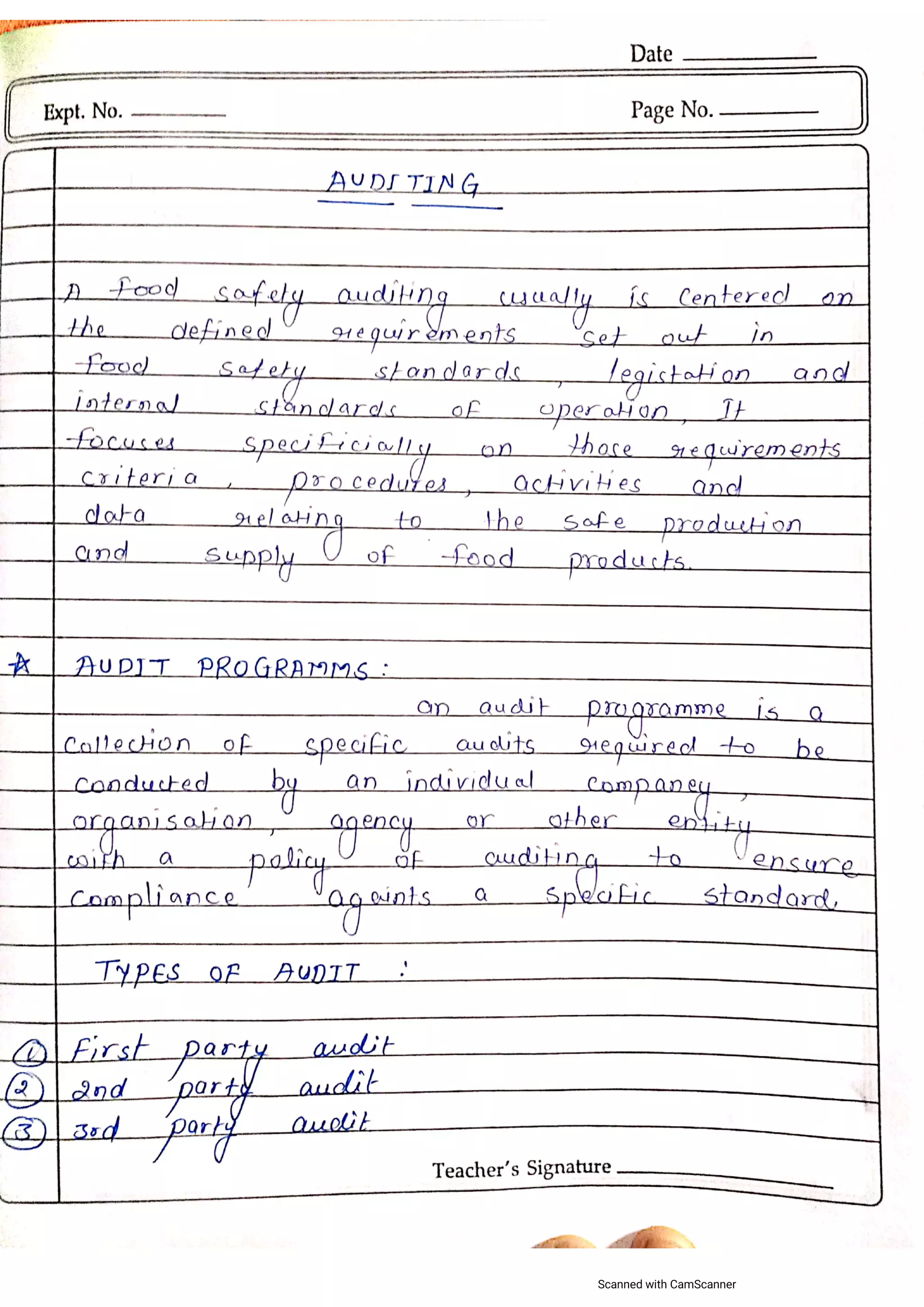 Food safety assignment | PDF