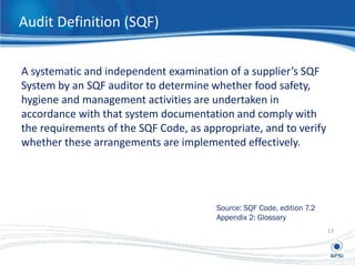 Food Safety Audit and Assessment | PDF