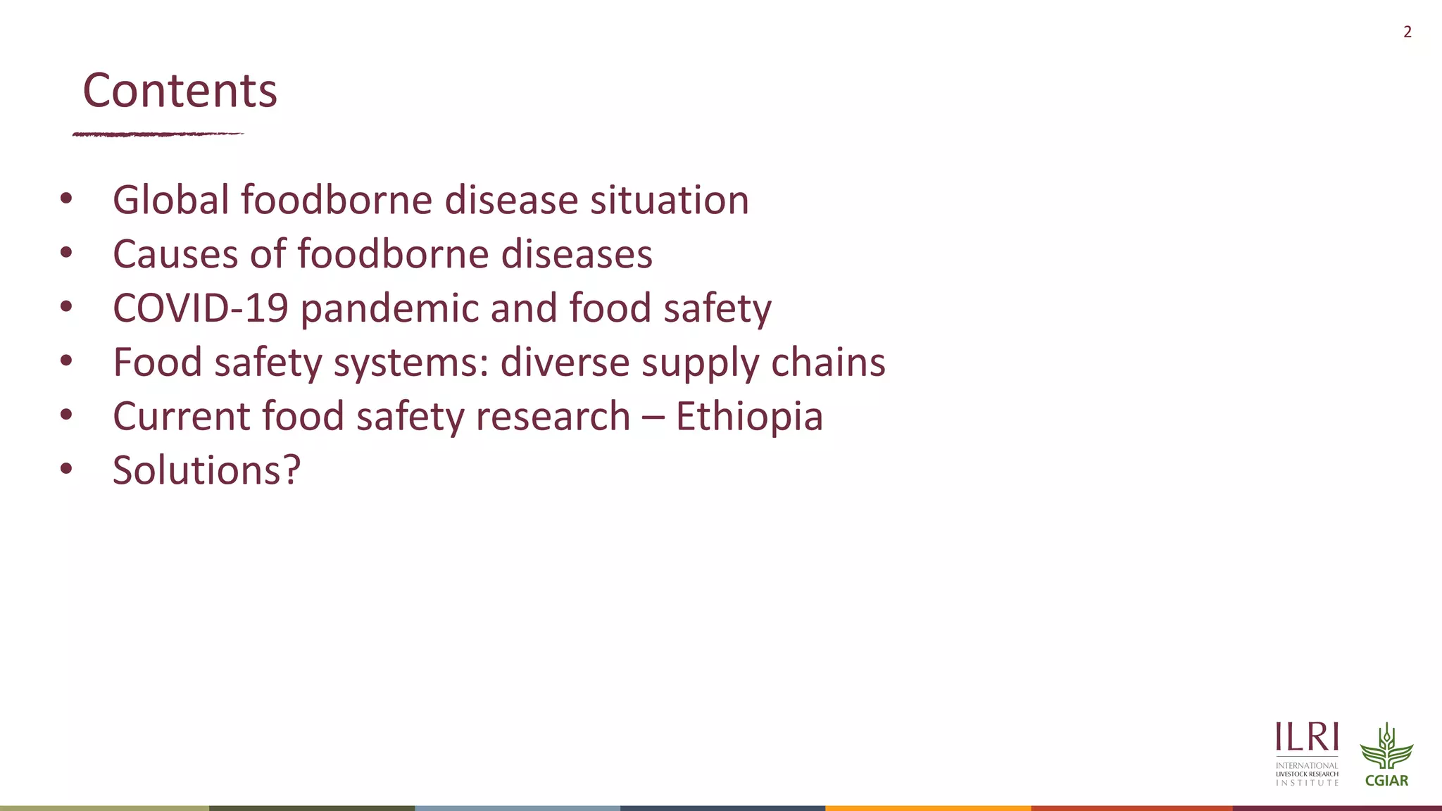 Global food safety: Situation and challenges | PPTX