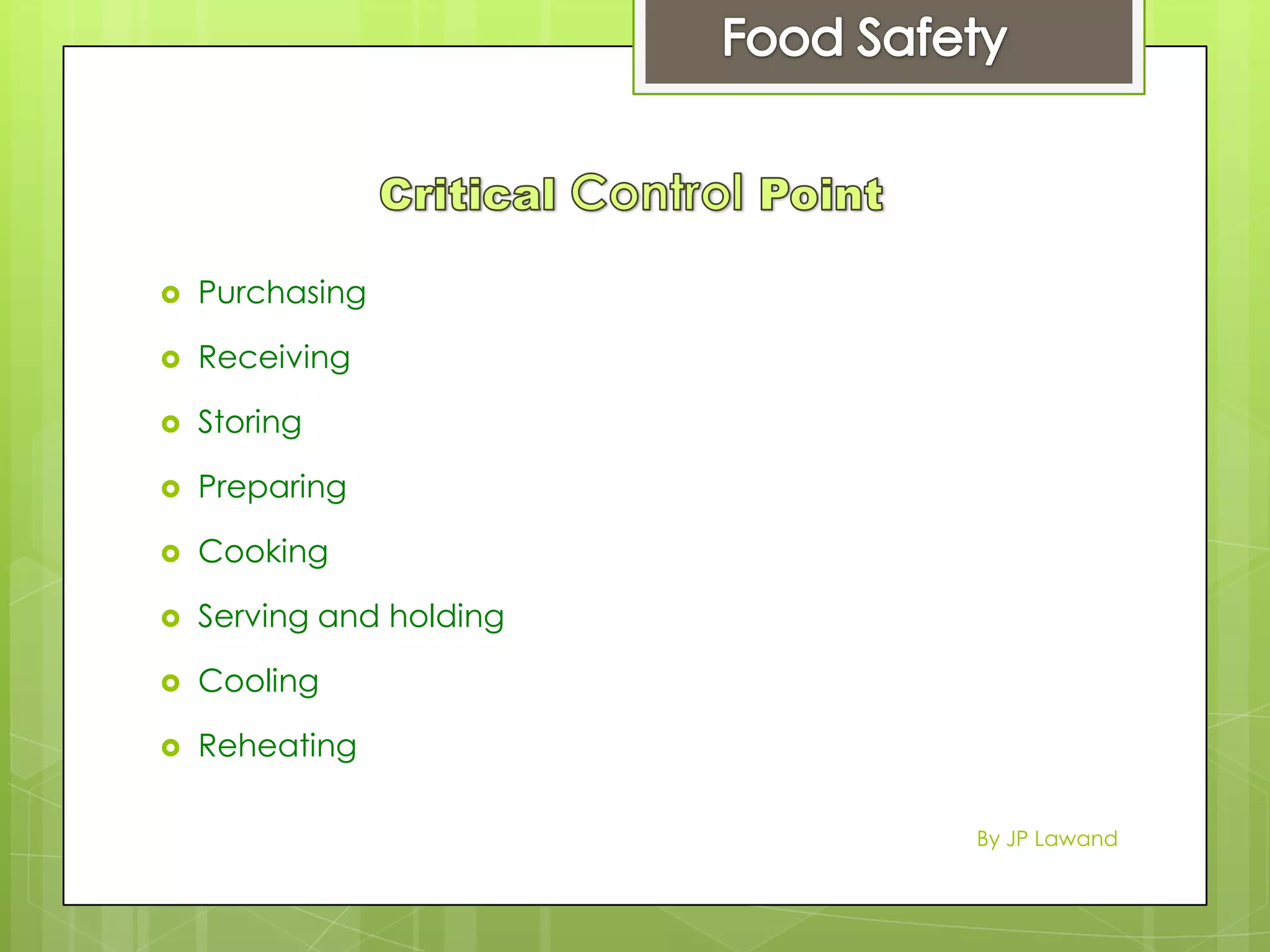 Food safety | PPTX