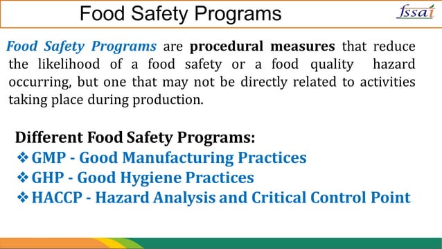 Food Safety GHO & GMP in Bakery Practices | PPTX | Food Industry ...