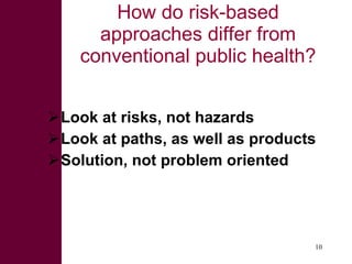 Risk-based approaches to food safety in developing countries | PPT