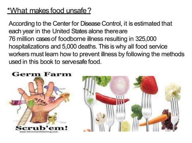 Food safety introduction | PPTX | Infectious Diseases | Diseases and ...