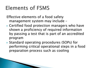 Food safety introduction. | PPTX
