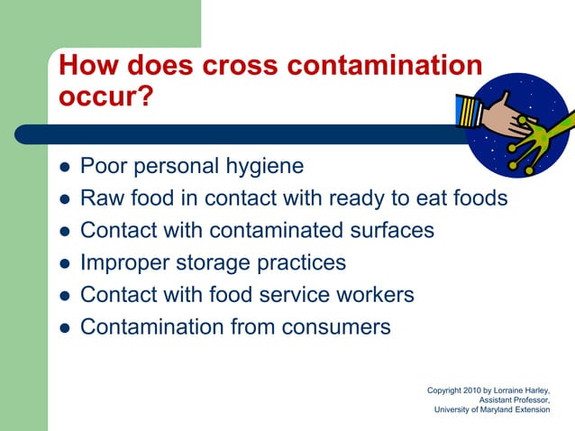 Food Safety is for Everyone, Module 3: Cross-contamination | PPT ...
