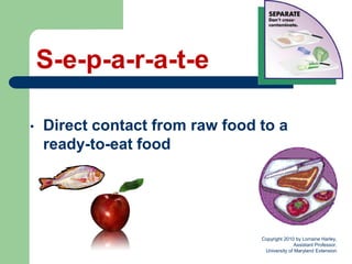 Food Safety is for Everyone, Module 3: Cross-contamination | PPT