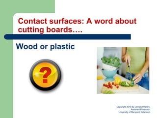 Food Safety is for Everyone, Module 3: Cross-contamination | PPT