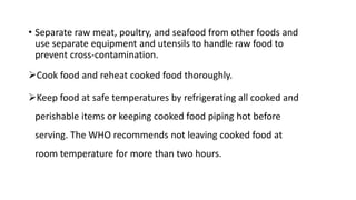 Food safety issue in food delivery | PPTX
