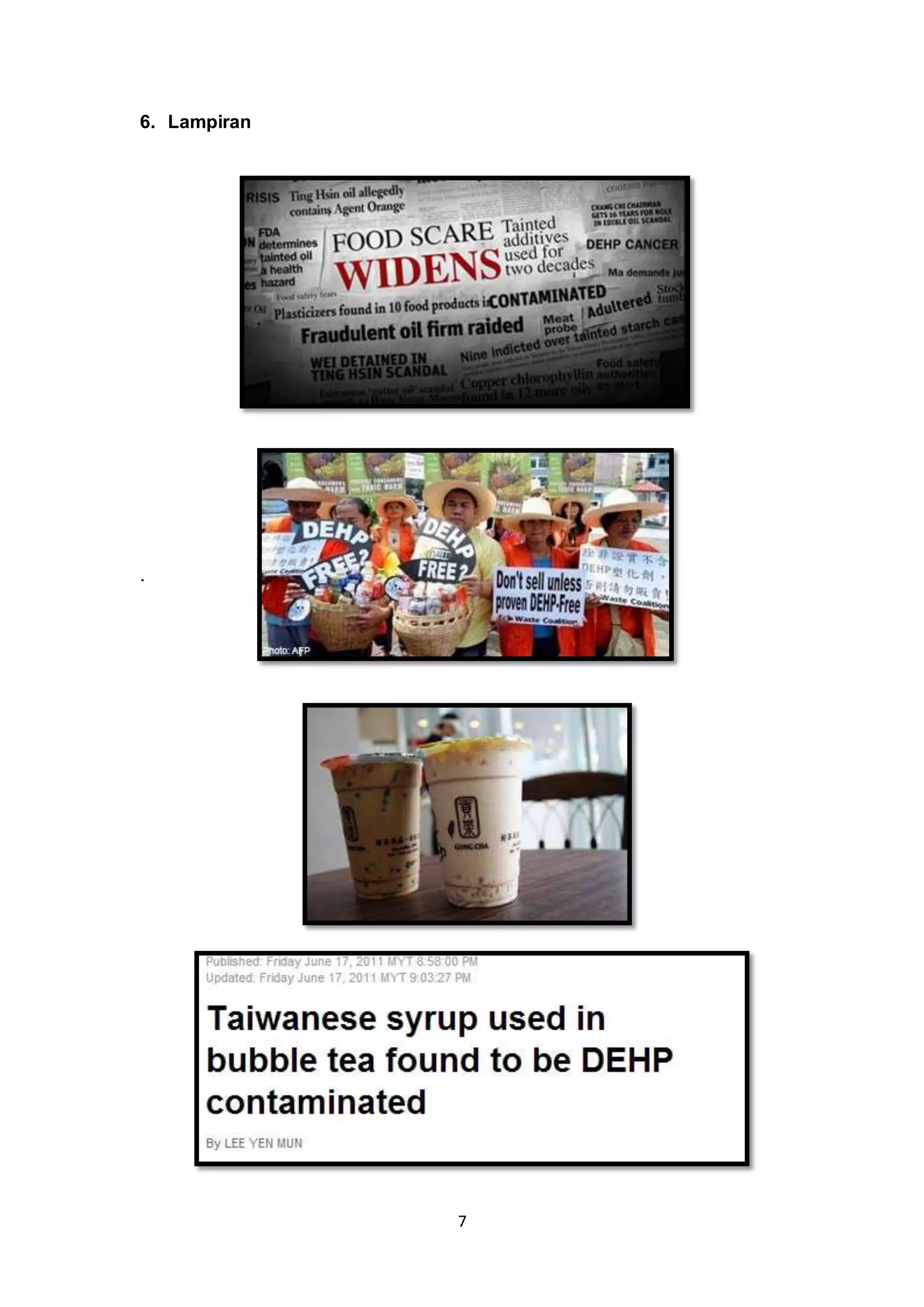 Global Food Safety Issue-Diethylhexyl phthalate (DEHP) | DOCX