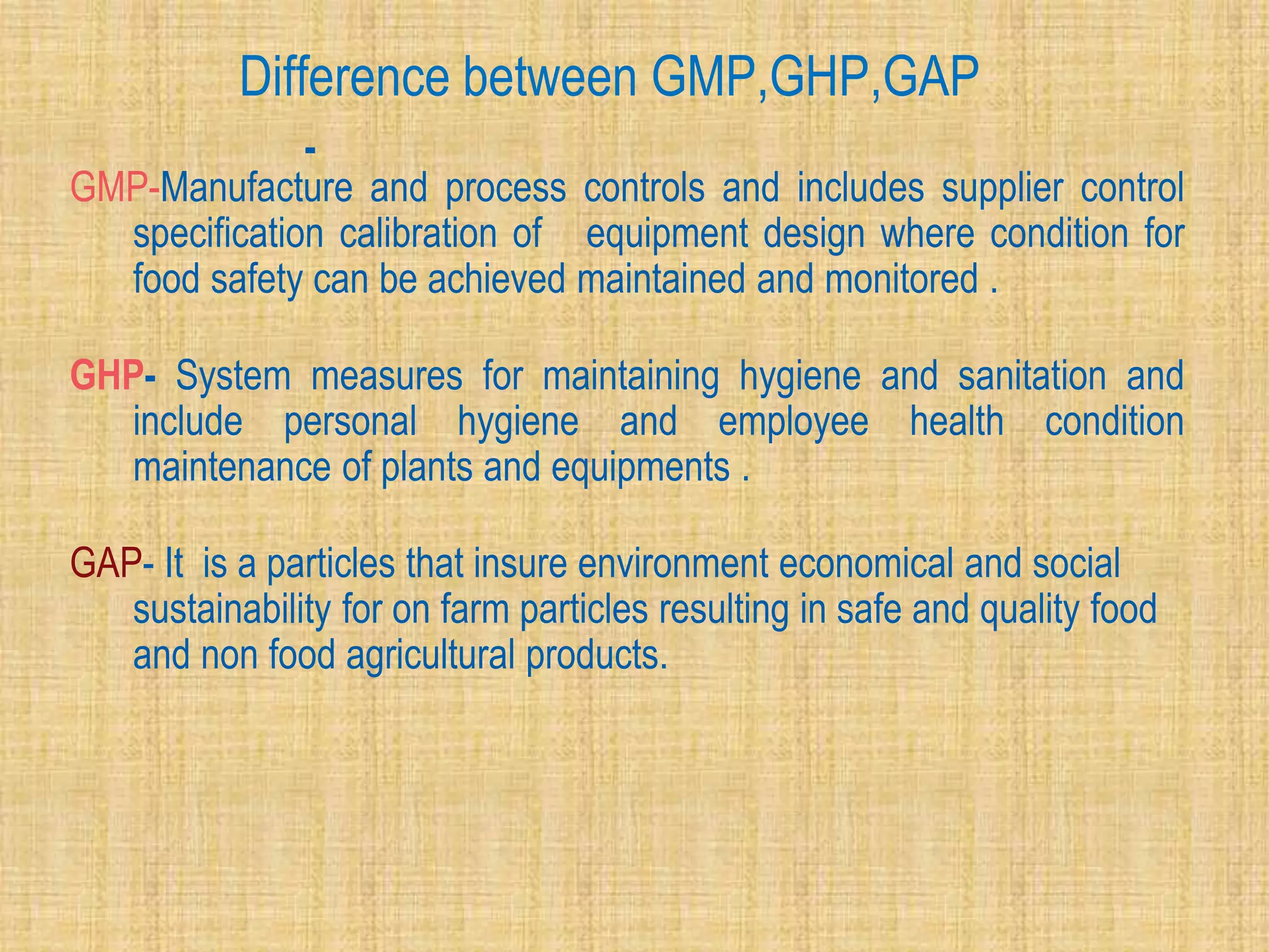 FOOD SAFETY MANAGEMENT SYSTEM PPT. | PPTX