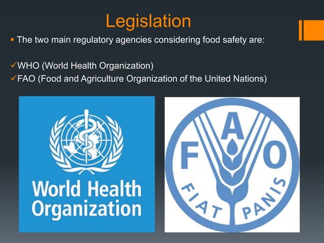 Food Safety Legislation | PPTX | Food Industry | Industries