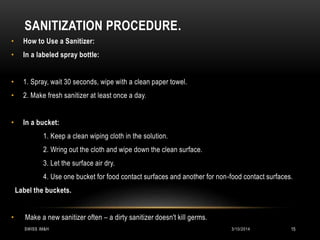 Food safety management system for fast food chain | PPTX