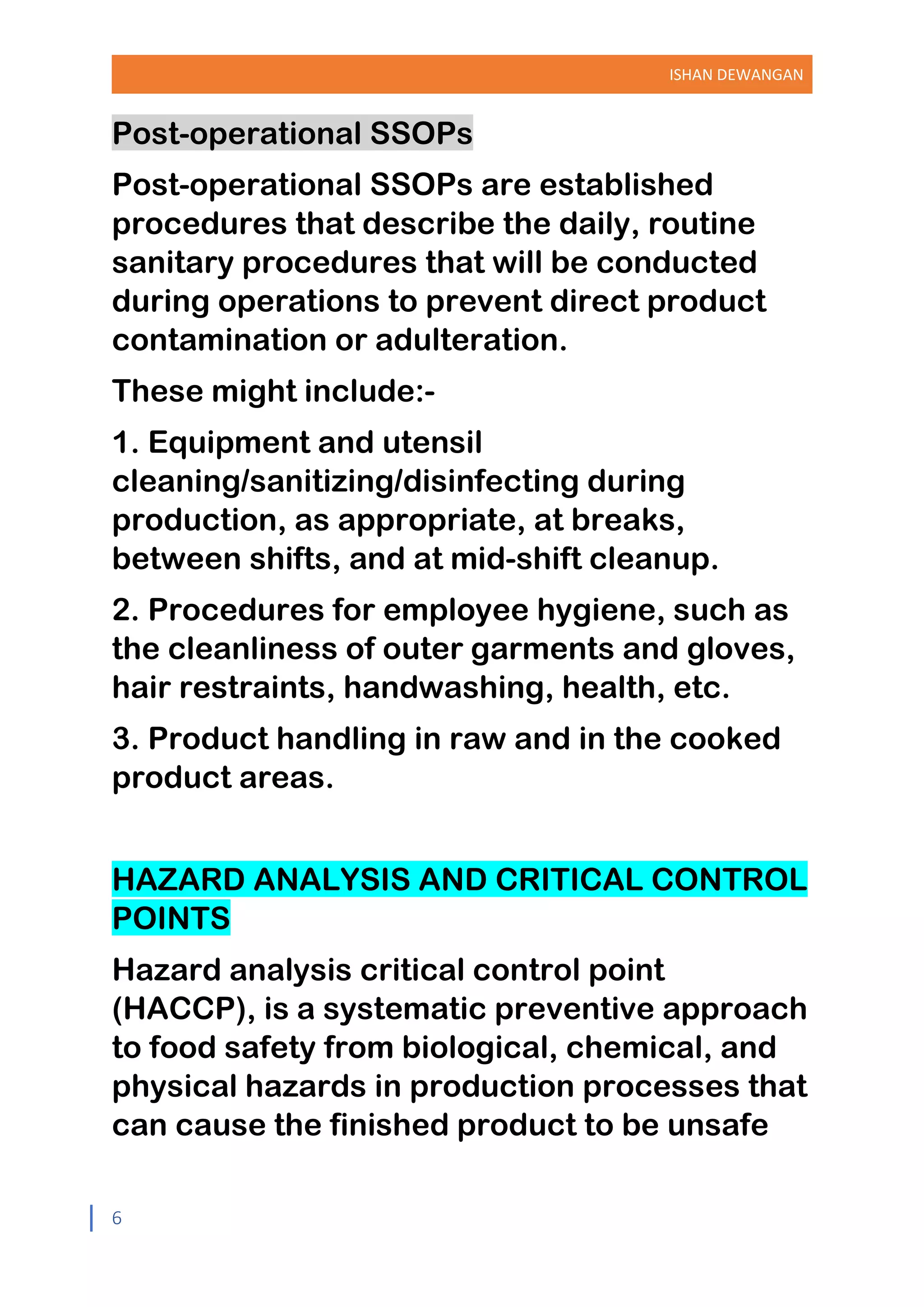 FOOD SAFETY MANAGEMENT TOOLS- CONCEPT | PDF