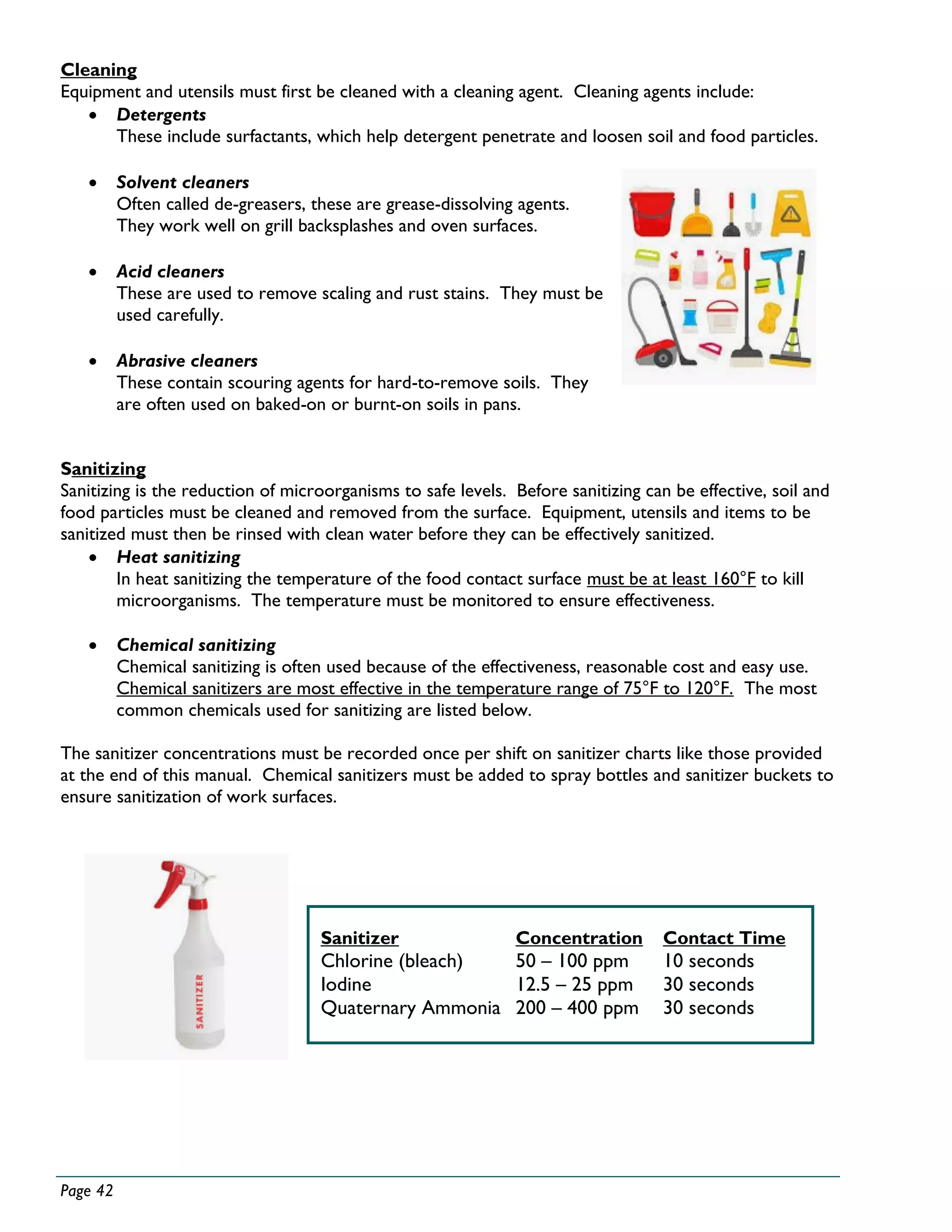 Food safety manual 2020 | PDF