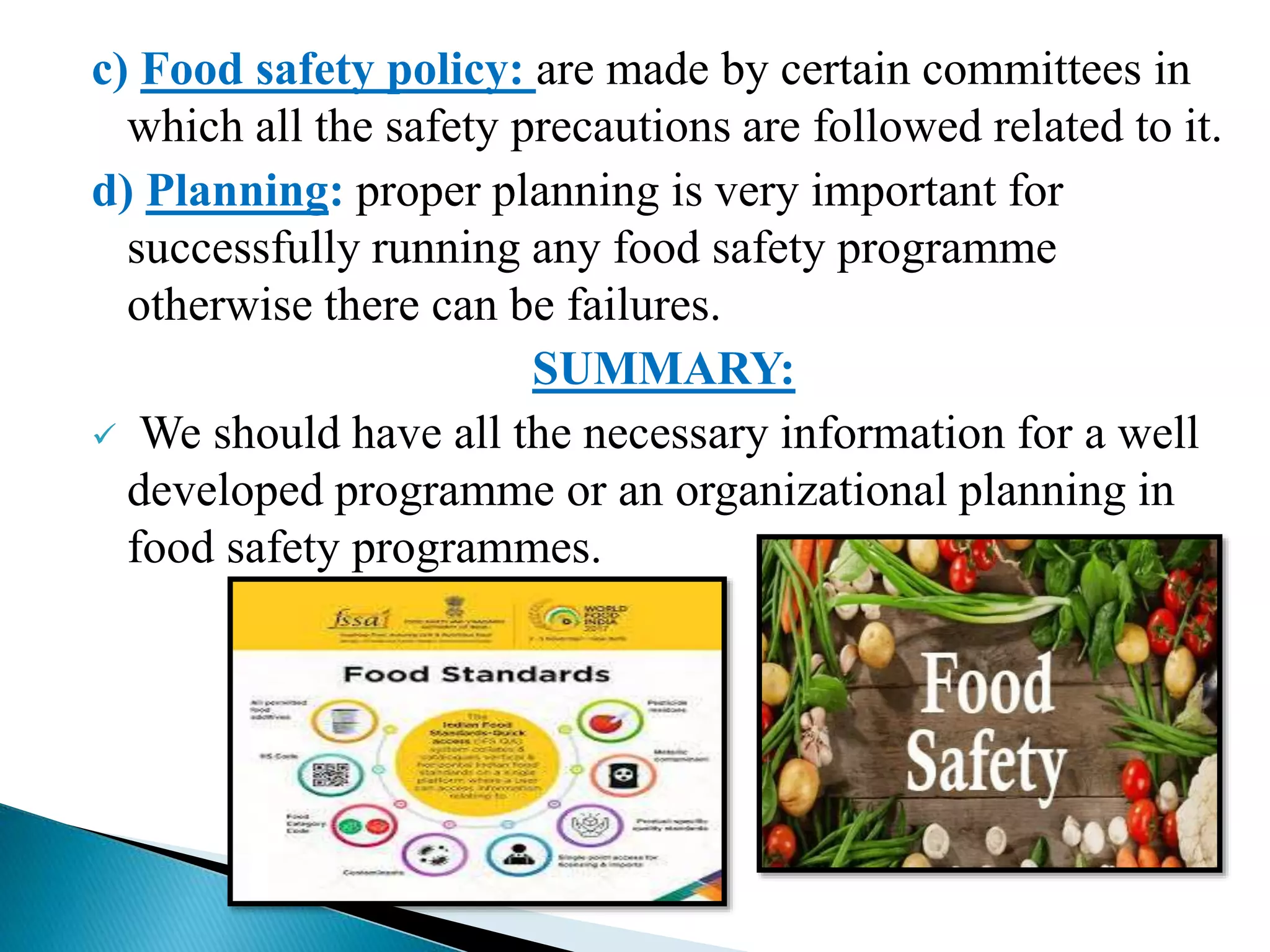 Food safety measures and programmes | PPTX
