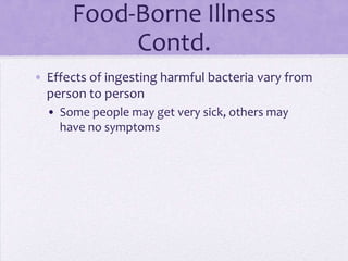 Food safety notes and mythbusters | PPT