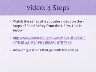 Food safety notes and mythbusters | PPT