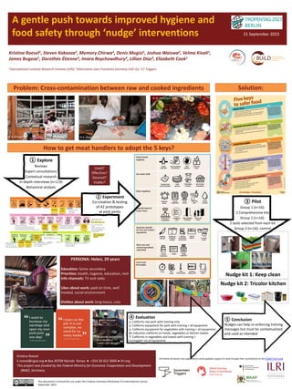 A gentle push towards improved hygiene and food safety through ‘nudge ...