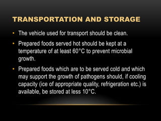 Food safety on street foods ppt | PPTX