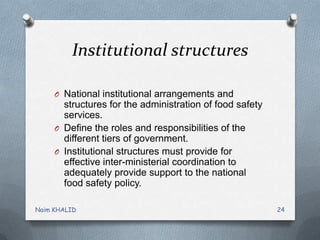 Food safety policy development | PPTX