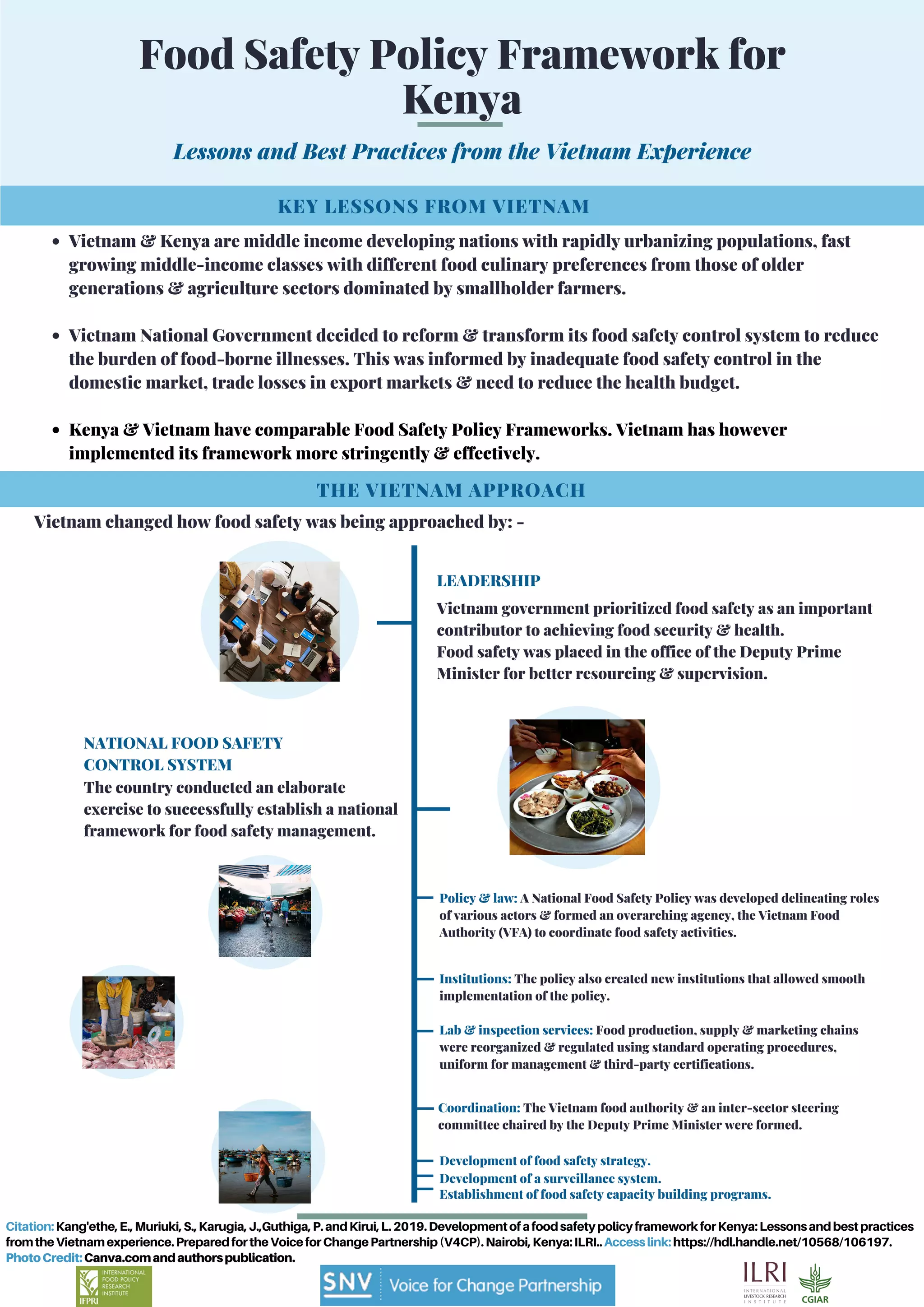 Food safety policy framework for Kenya: Lessons and best practices from ...