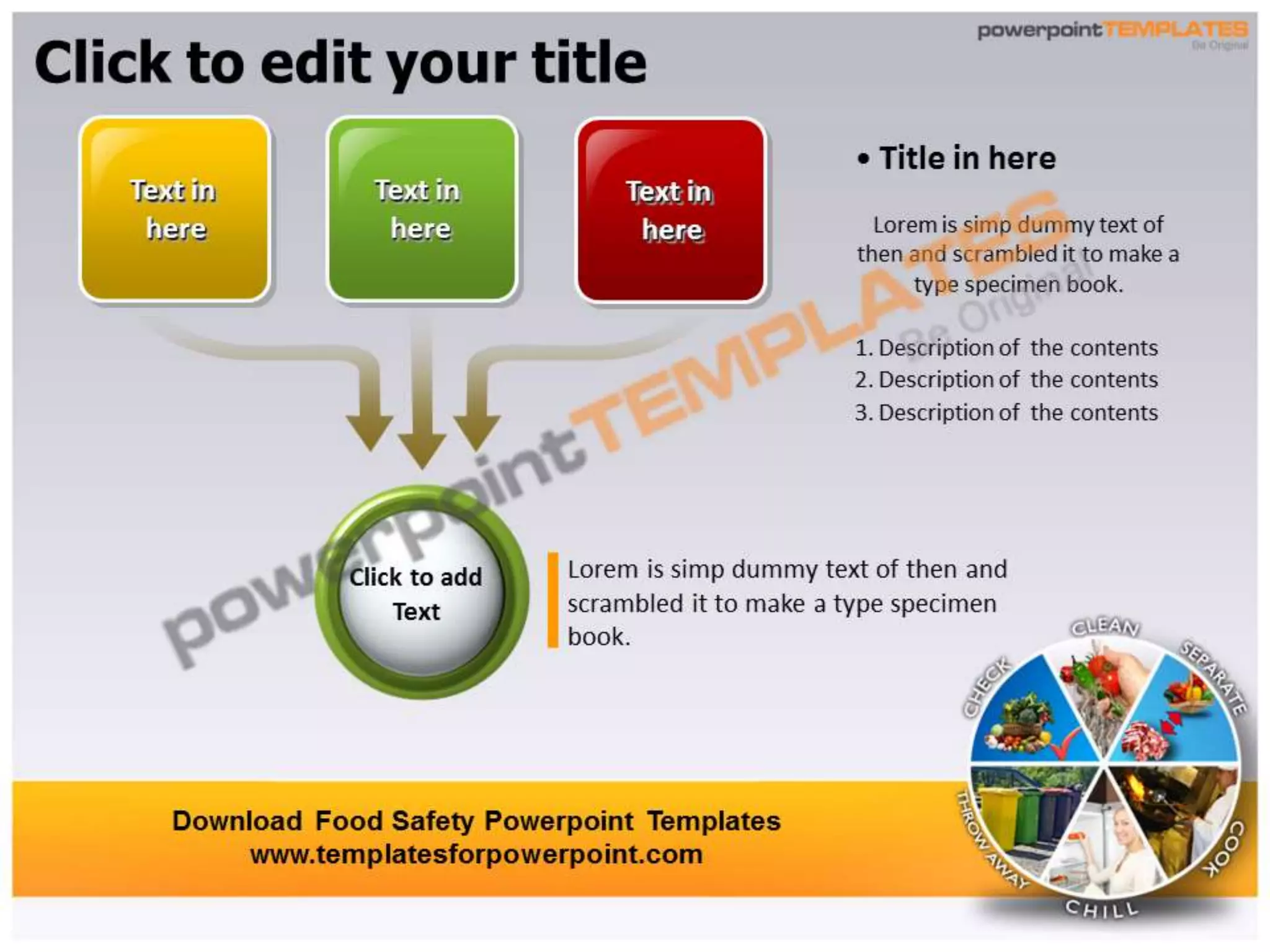 Food Safety Powerpoint Templates - templatesforpowerpoint.com