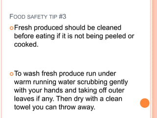 Food safety presentation | PPTX | Cooking | Food & Drink