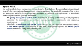 Food Safety & Food Quality Auditing. | PDF