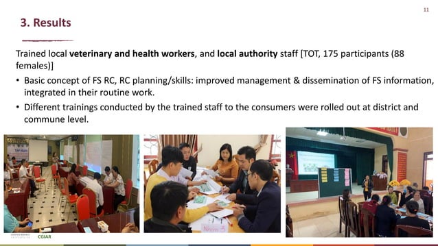 Food safety risk communication: A One Health approach to improve knowledge and practices along ...