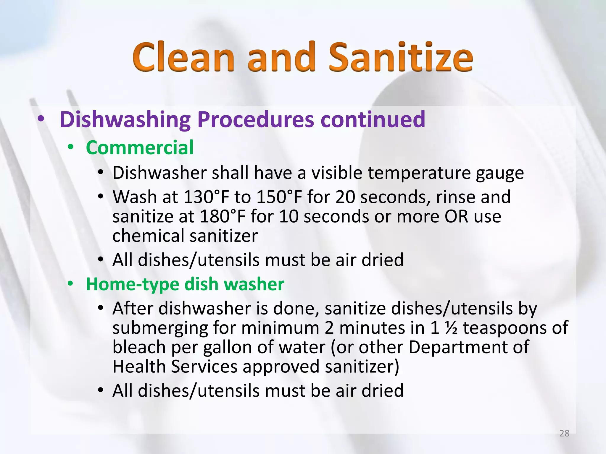 food_safety_sanitation.pptx | Home Appliances | Home & Garden