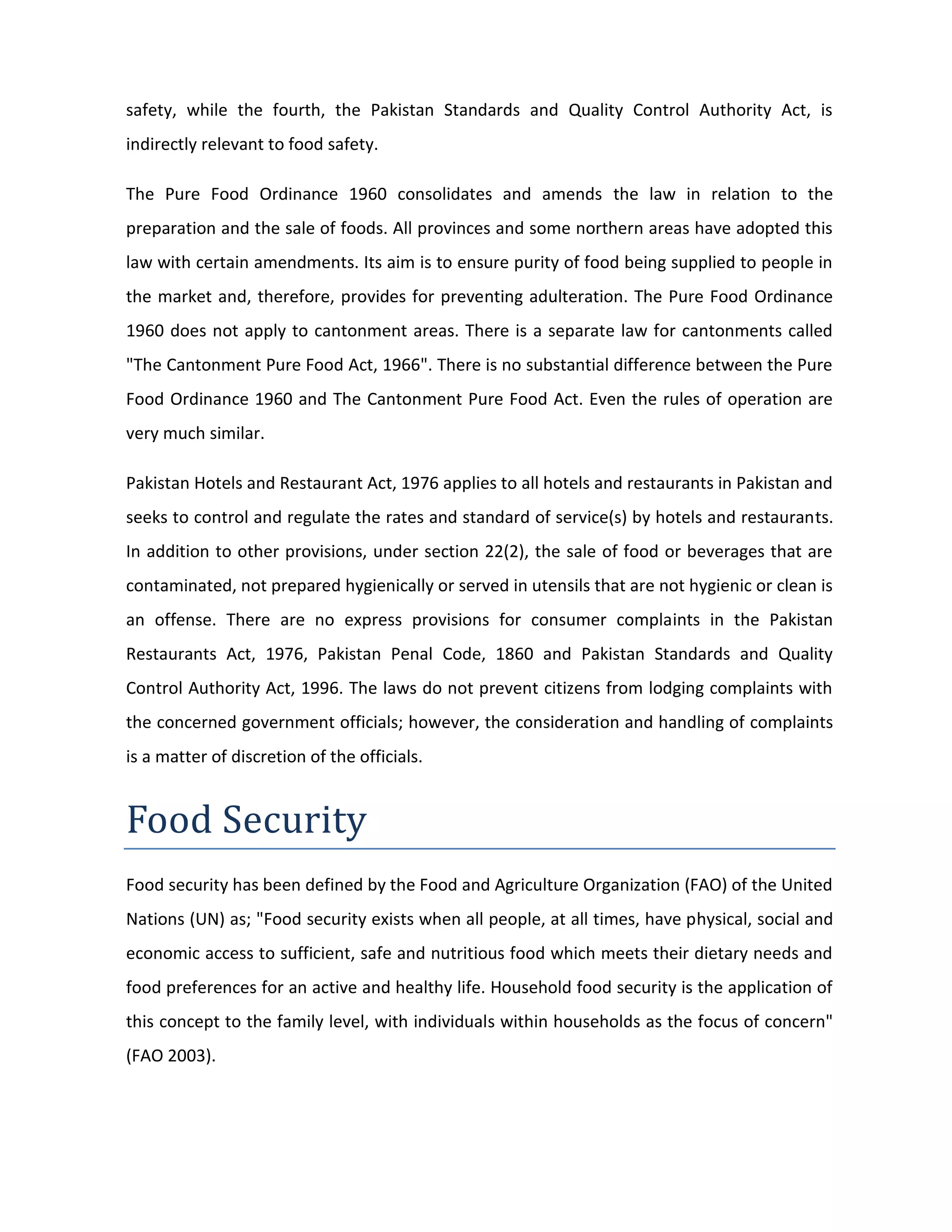 Food safety & security full & final | PDF