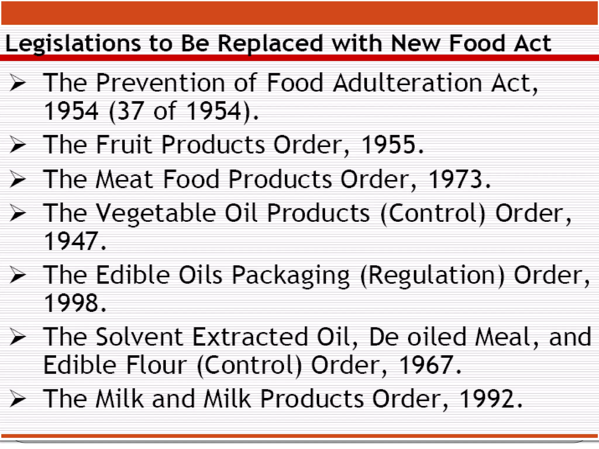 Food Safety & Standard Act, 2006 | PPTX