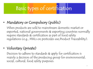 Food safety standards and certifications | PDF